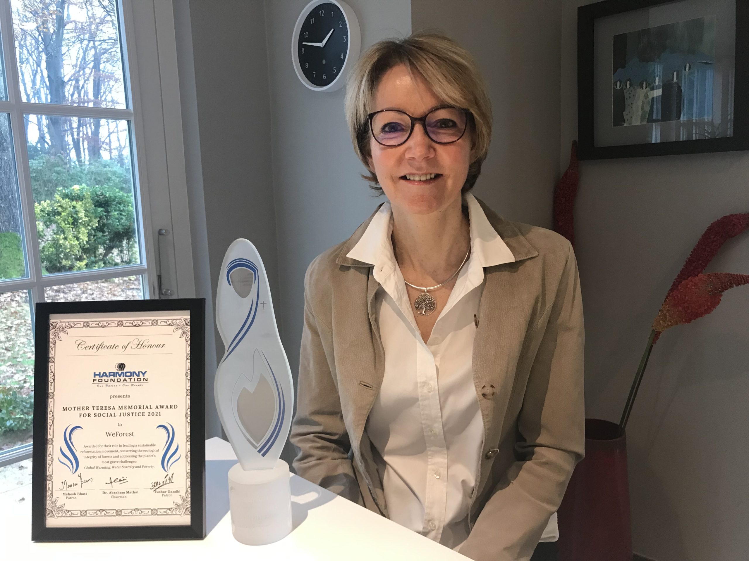 WeForest: Mother Teresa Memorial Awarded